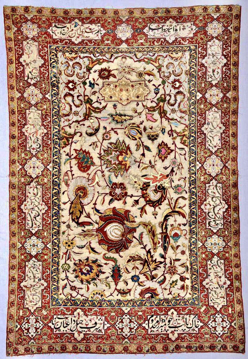 Rugs are a significant part of Muslim culture. Used for prayer ...