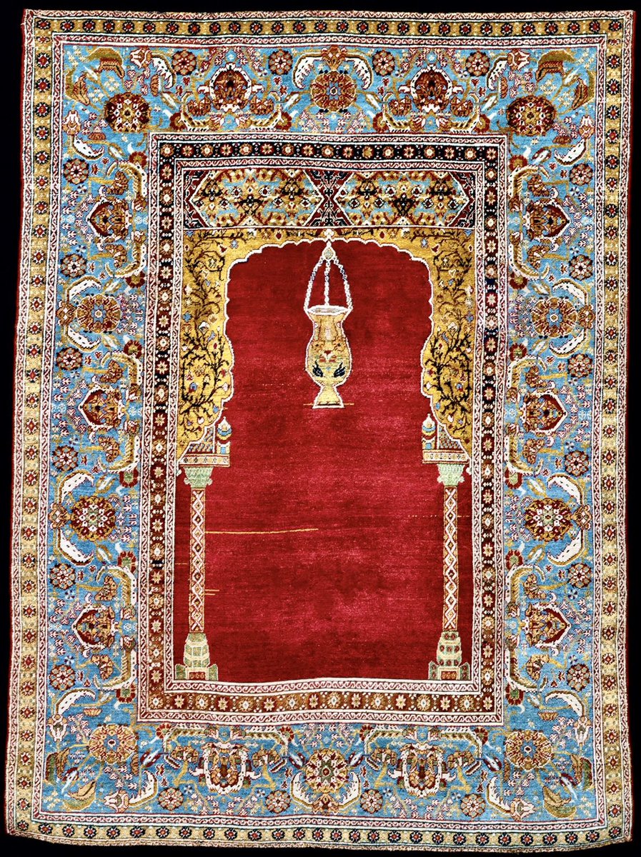 Rugs are a significant part of Muslim culture. Used for prayer ...