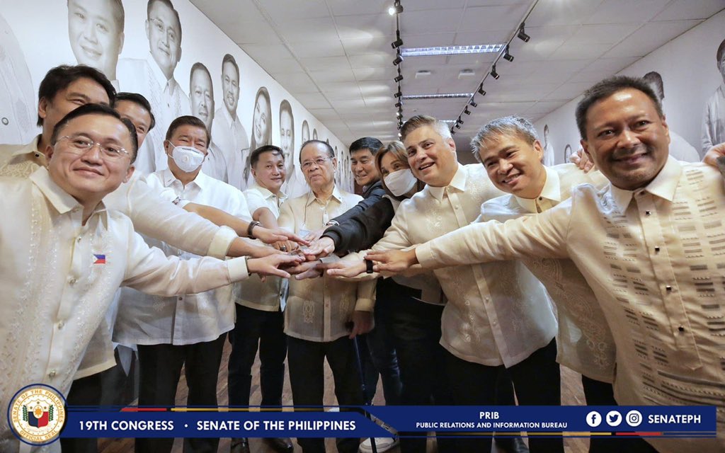 Manila Bulletin News on Twitter: "NEW LEGACY WALL UNVEILED LOOK: The Senate on Monday, October ...