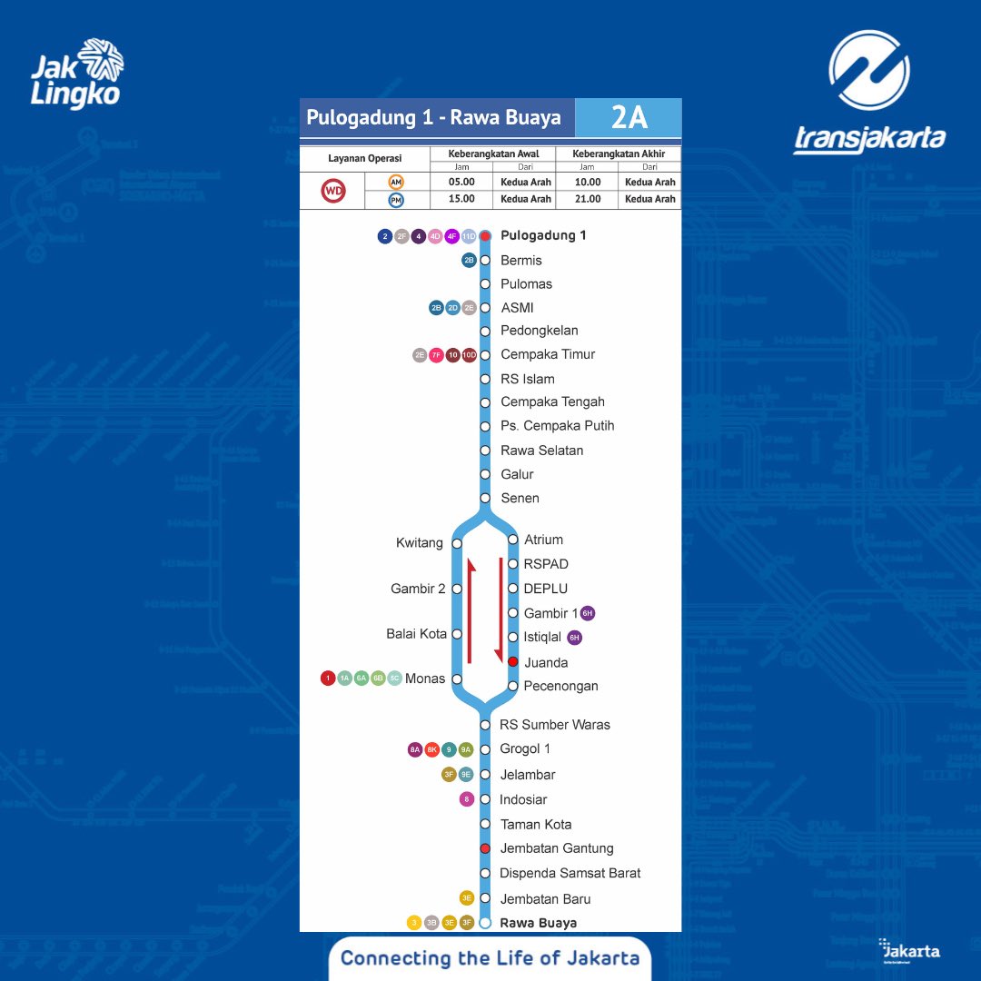 Transportasi Jakarta on Twitter: "Sahabat TiJe, mulai Rabu, 12 Oktober 2022, Transjakarta akan ...