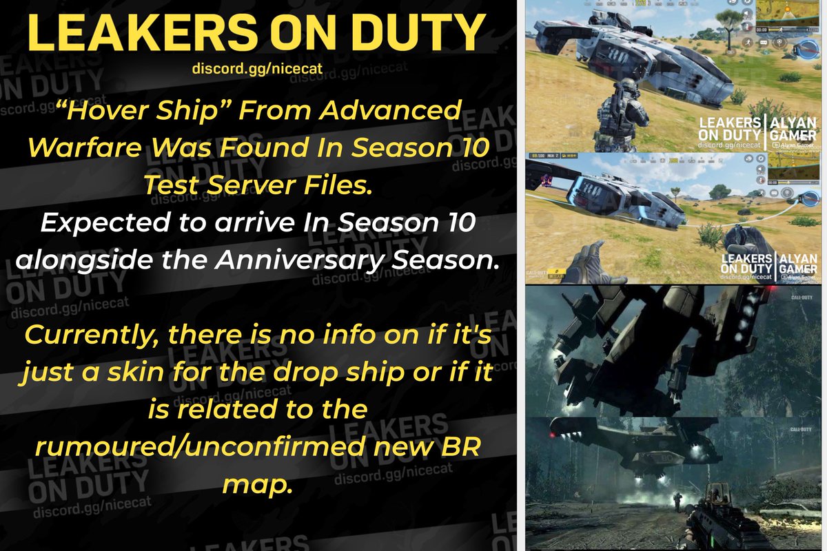 Leakers On Duty on Twitter: "Hover Ship from COD Advanced Warfare"