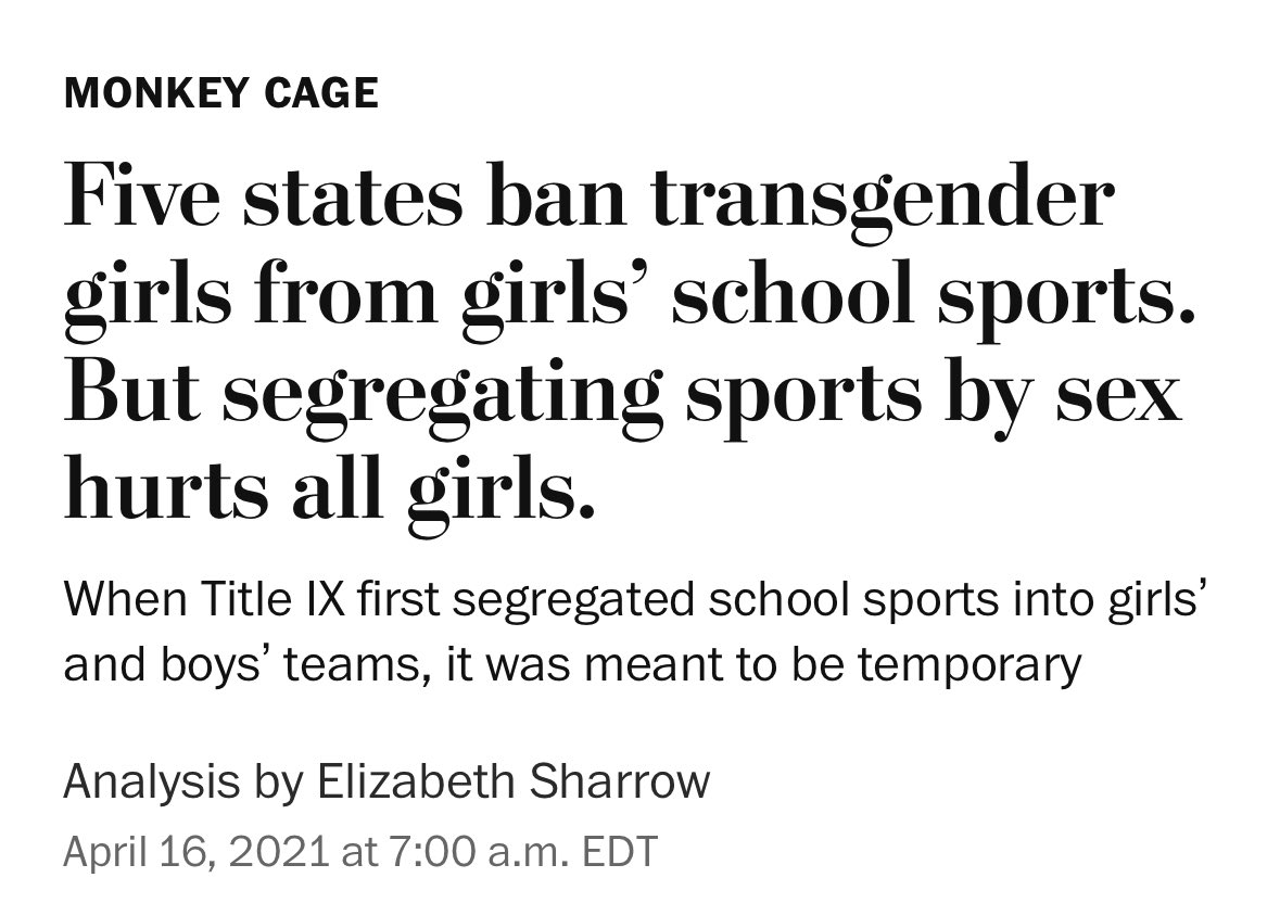 Matthew Yglesias On Twitter Some Trans Women Want To Play On Womens