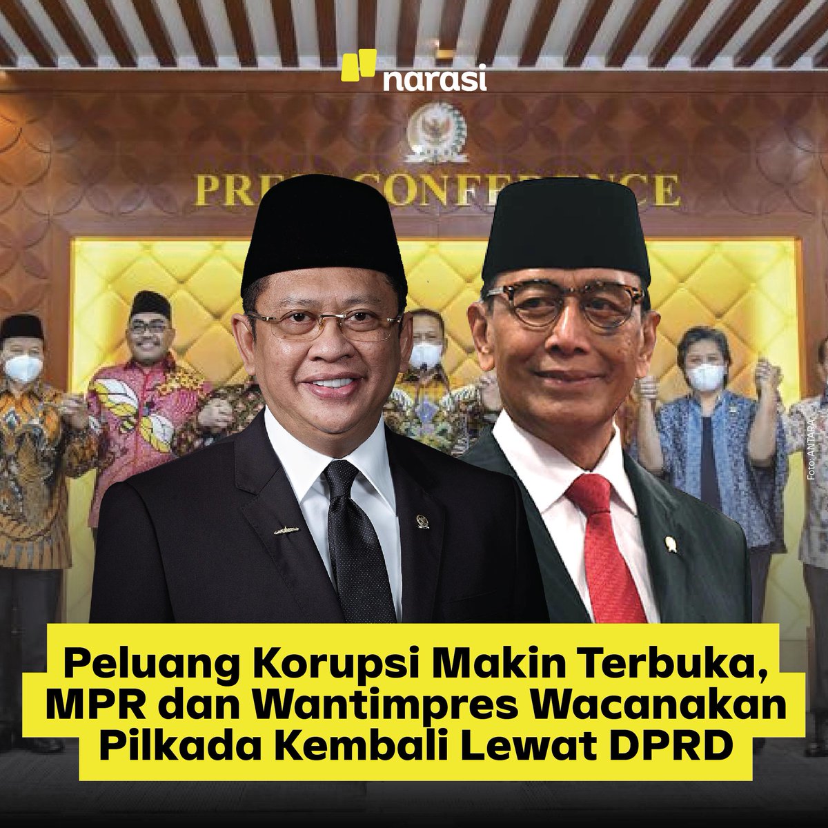 Katanya, sih, Pilkada lewat DPRD juga tetap sesuai dengan semangat sila keempat Pancasila kok ...