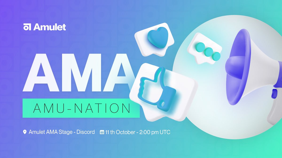 Amulet Protocol on Twitter: "Our #AMA takes place in 2 hours!⌛️ Join us on the AmuNation AMA ...