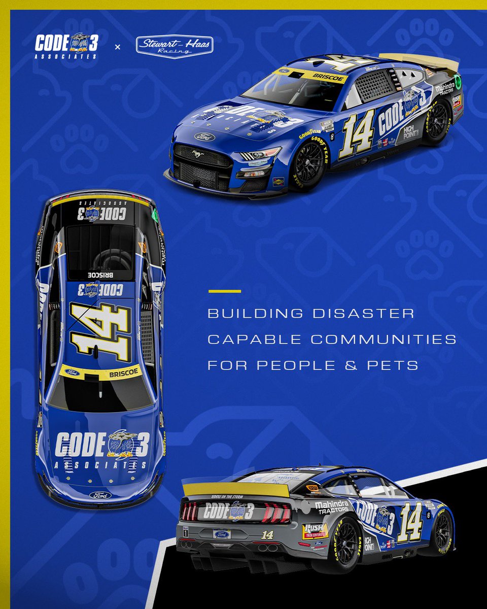 Chase Briscoe's Code 3 Associates paint scheme for Vegas this weekend ...
