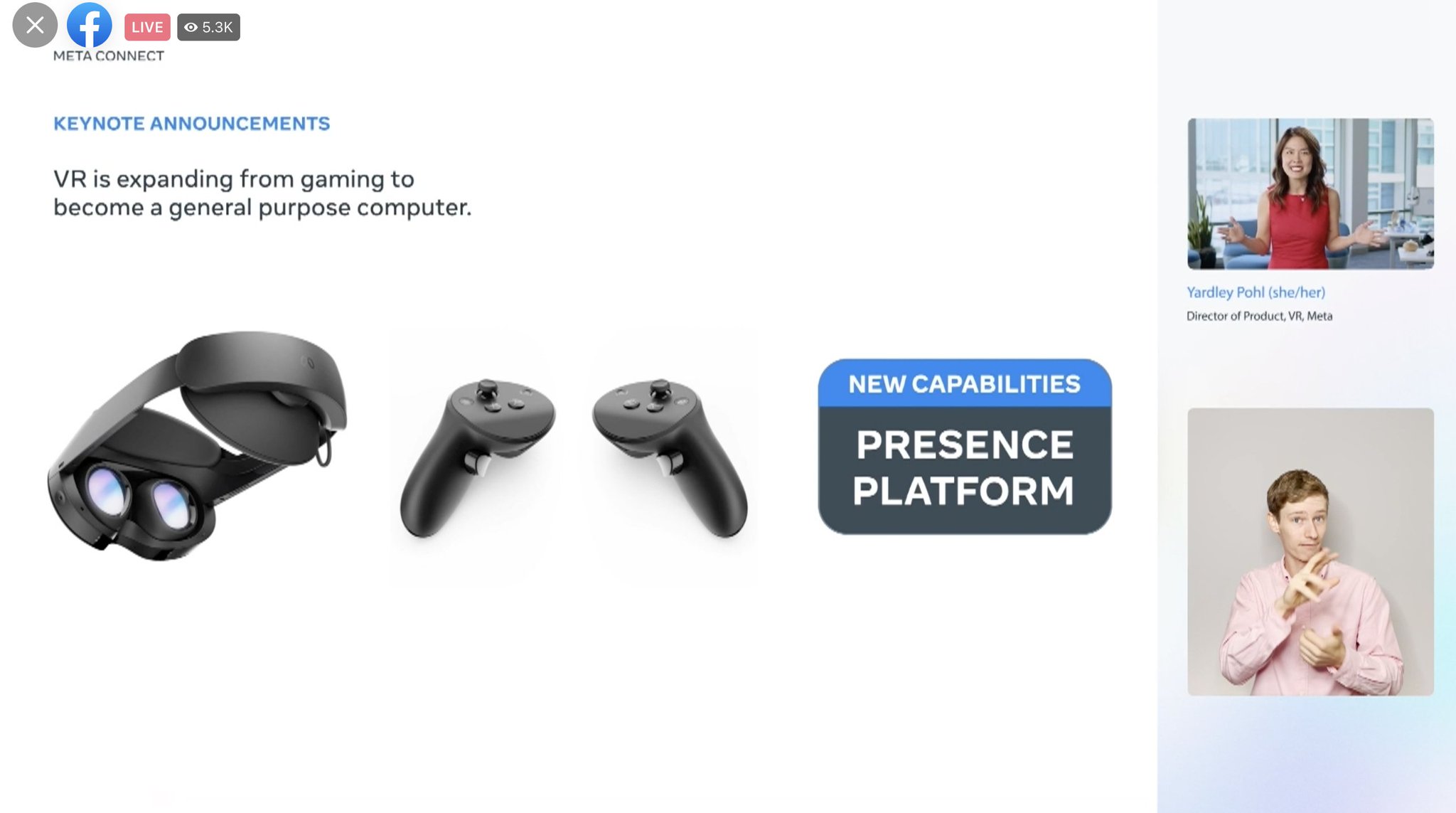 Oculus Developers on Twitter: "We just heard from Meta Director of Product, VR Yardley Pohl ...