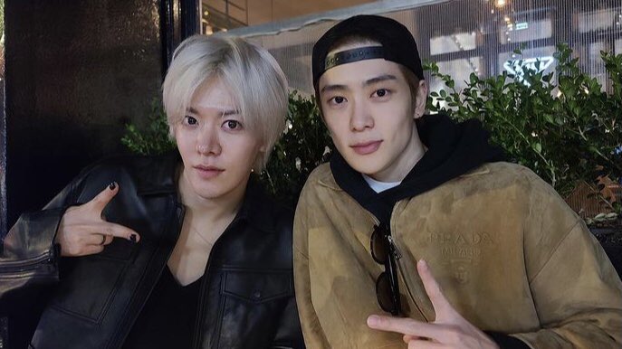 jaedo dojae on loop on Twitter: "Doyoung and Jaehyun with Yuta 🐰🍑🍒"