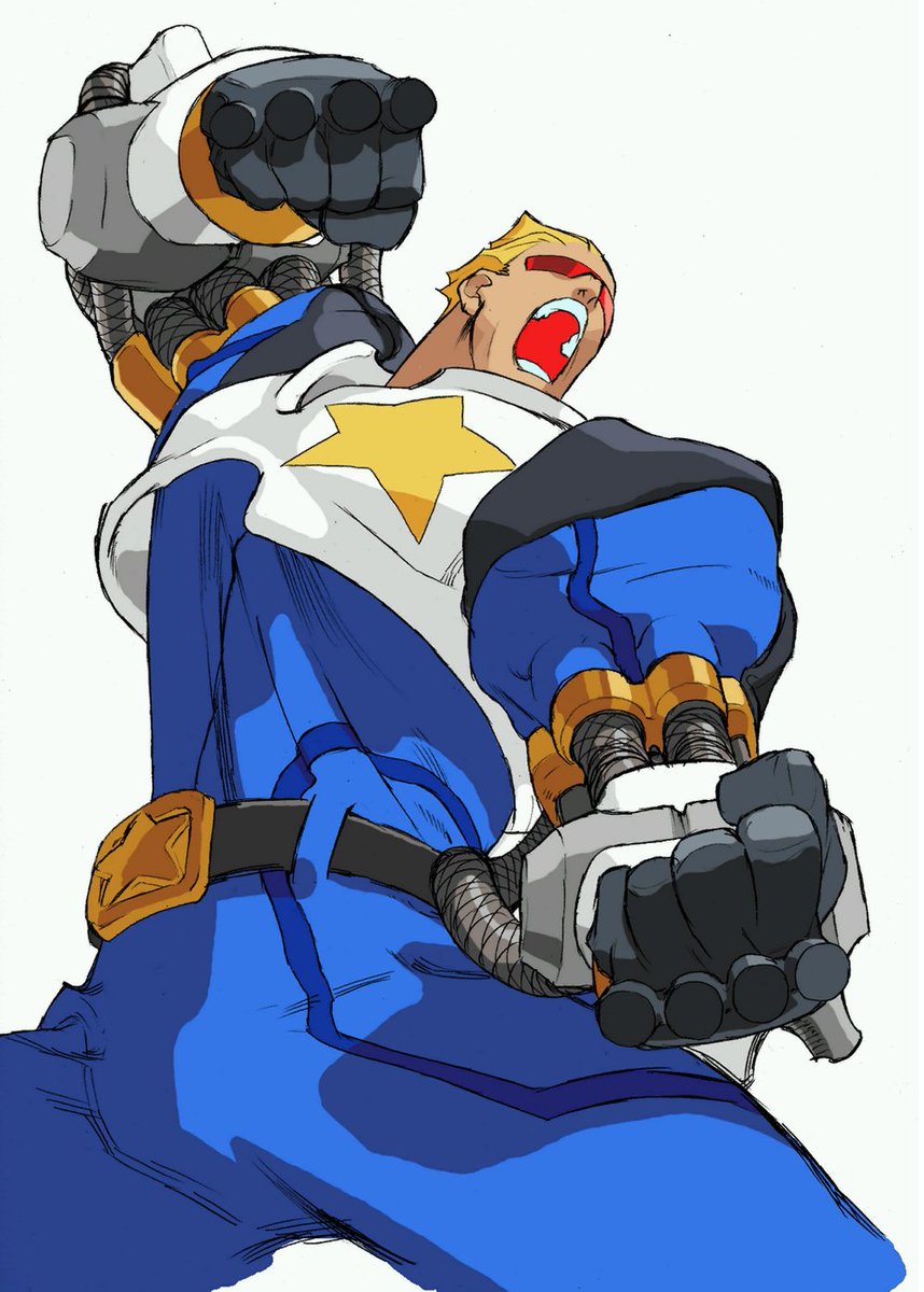 NBA Jam (the book) on Twitter: "Bengus' 1998 art of Captain Commando for Marvel vs. Capcom ...