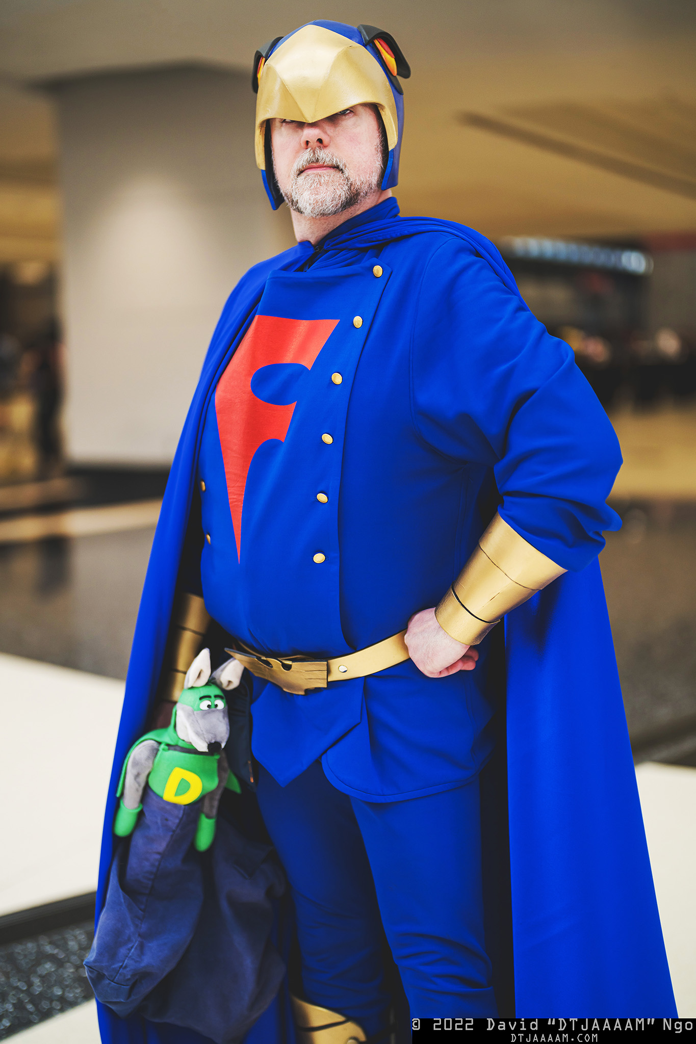 Blue Falcon Superhero Logo