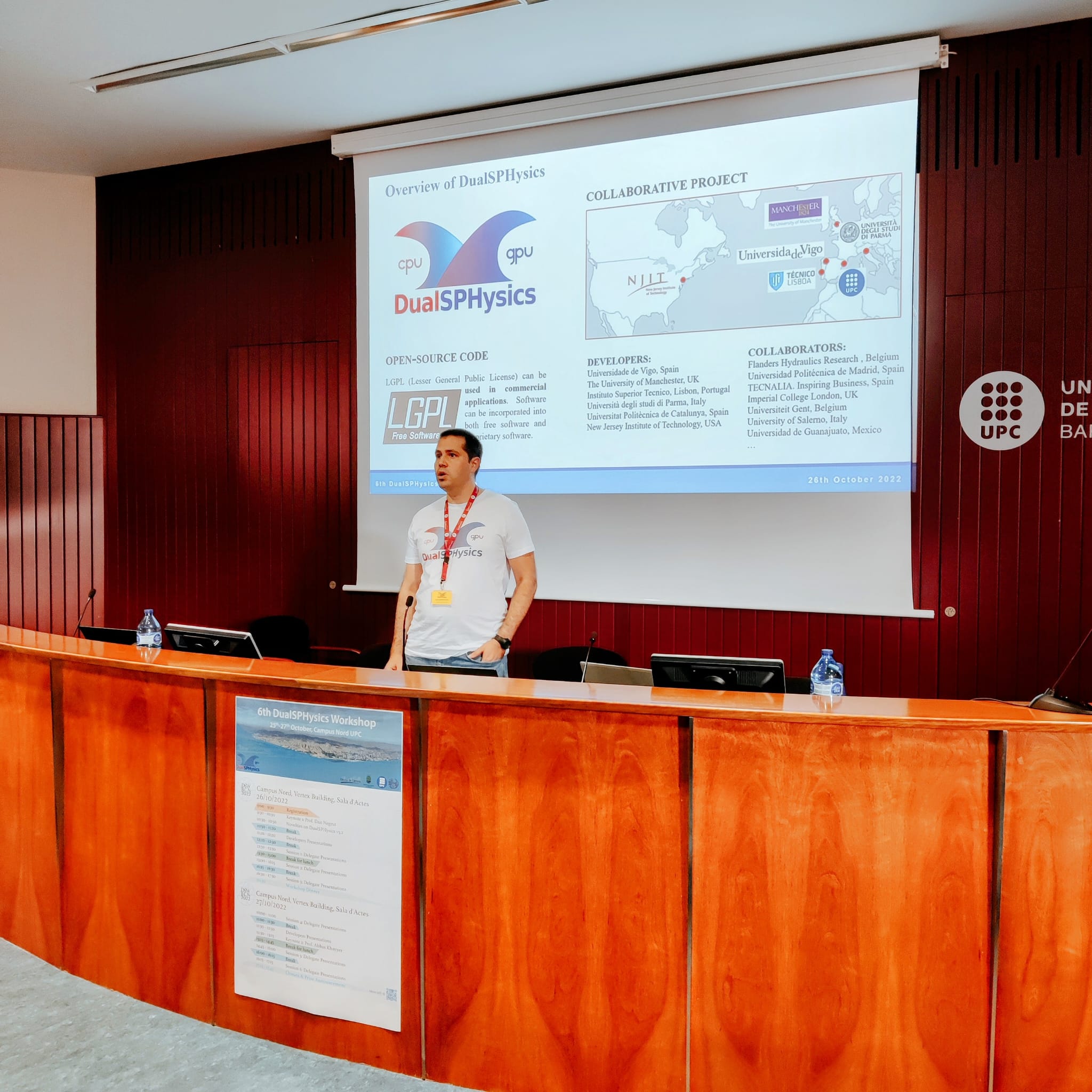 DualSPHysics on Twitter: "Novelties on DualSPHysics_v5.2 are being presented by Dr José ...