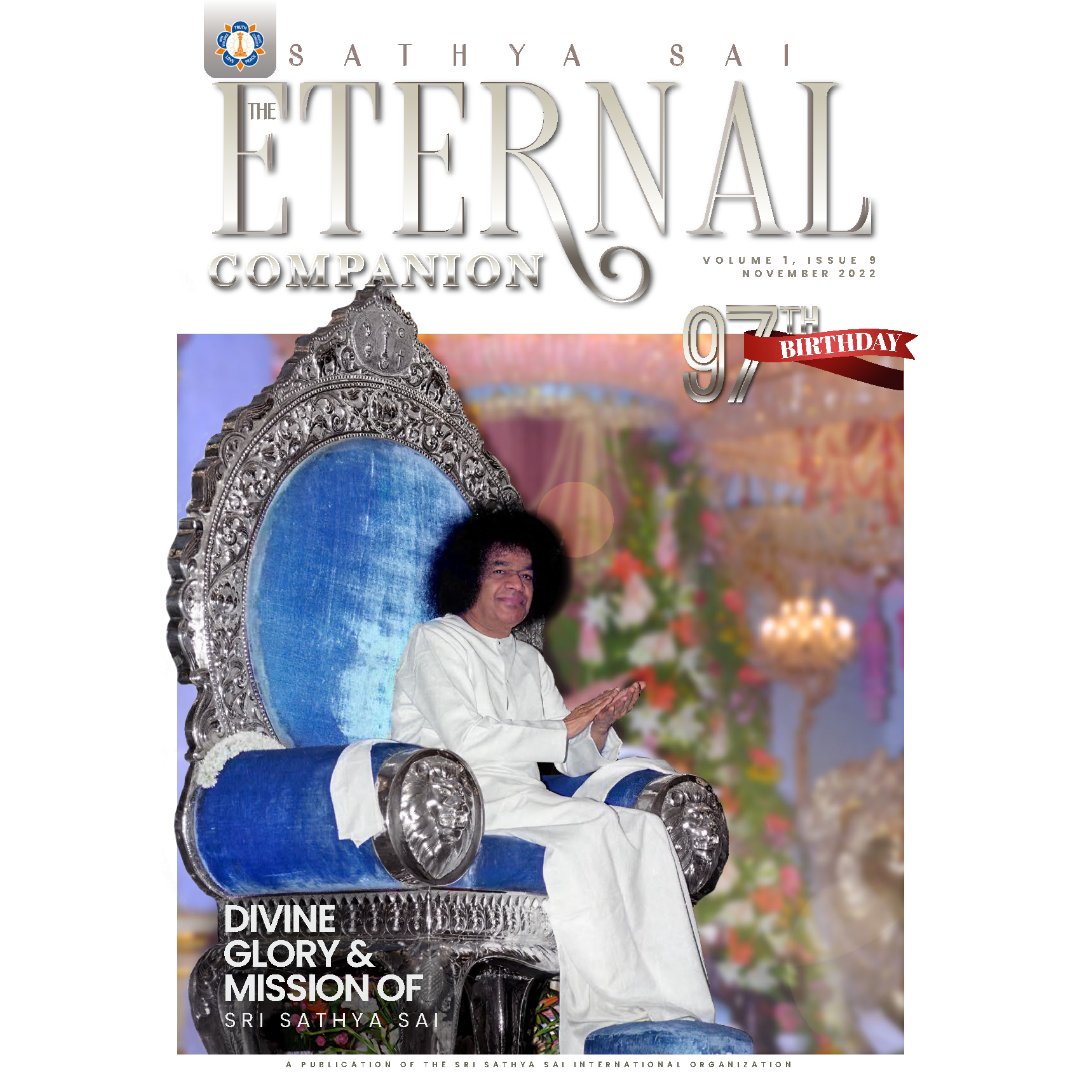 Sri Sathya Sai International Organization on Twitter: "The Eternal Companion: Volume 1, Issue 9 ...