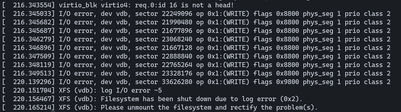 Danny Lin on Twitter: "Noticed a new issue though: running the "fio" I/O benchmark will ...