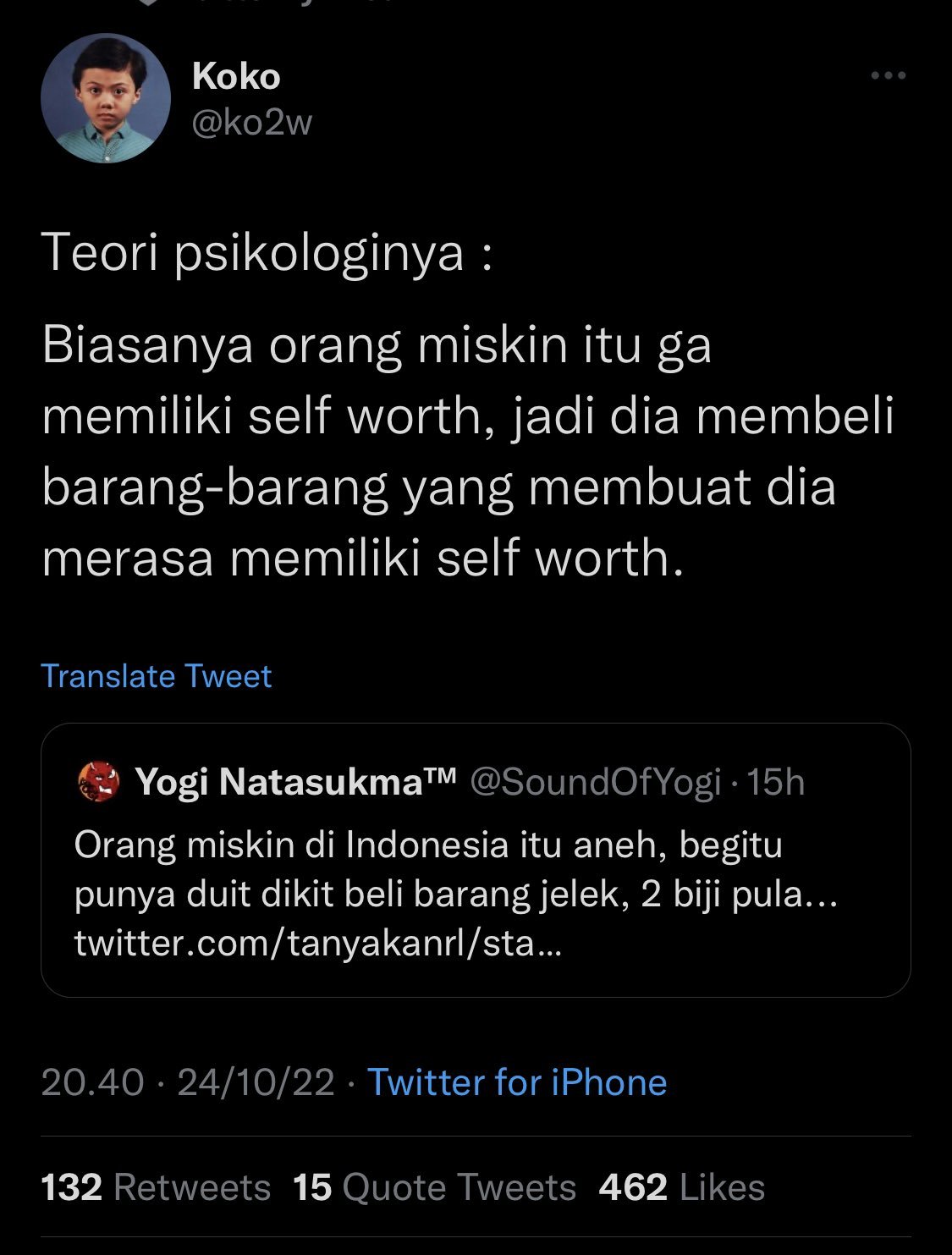 Rizki Salminen 💜 on Twitter: "dari diskusi soal "orang miskin" belakangan ini, gue simpulin ...