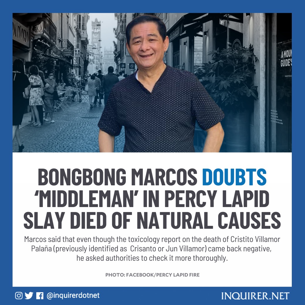 Inquirer on Twitter: "President Ferdinand “Bongbong” Marcos Jr. said he is not convinced that ...