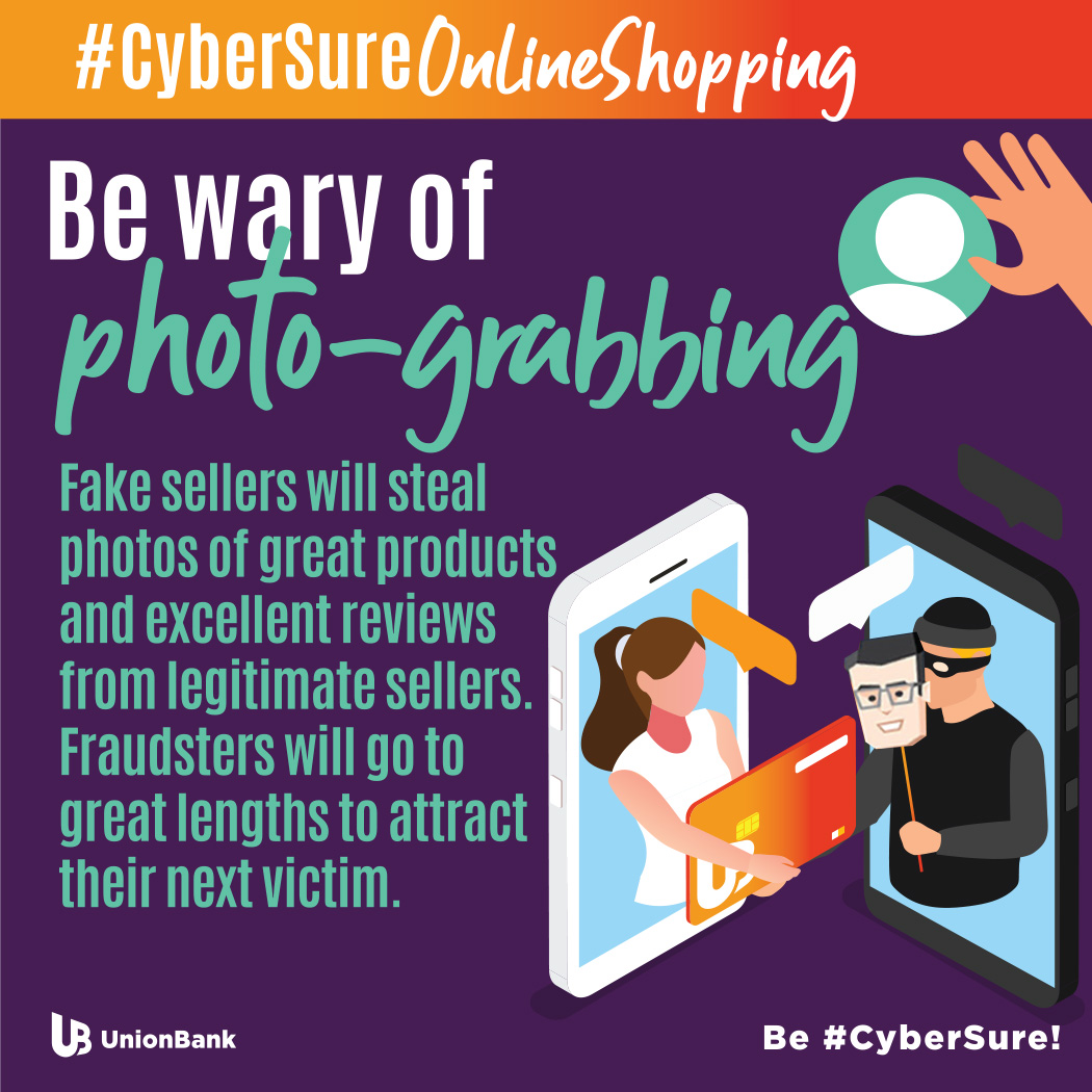 Union Bank of the Philippines on Twitter: "Be a #CyberSure online shopper!"