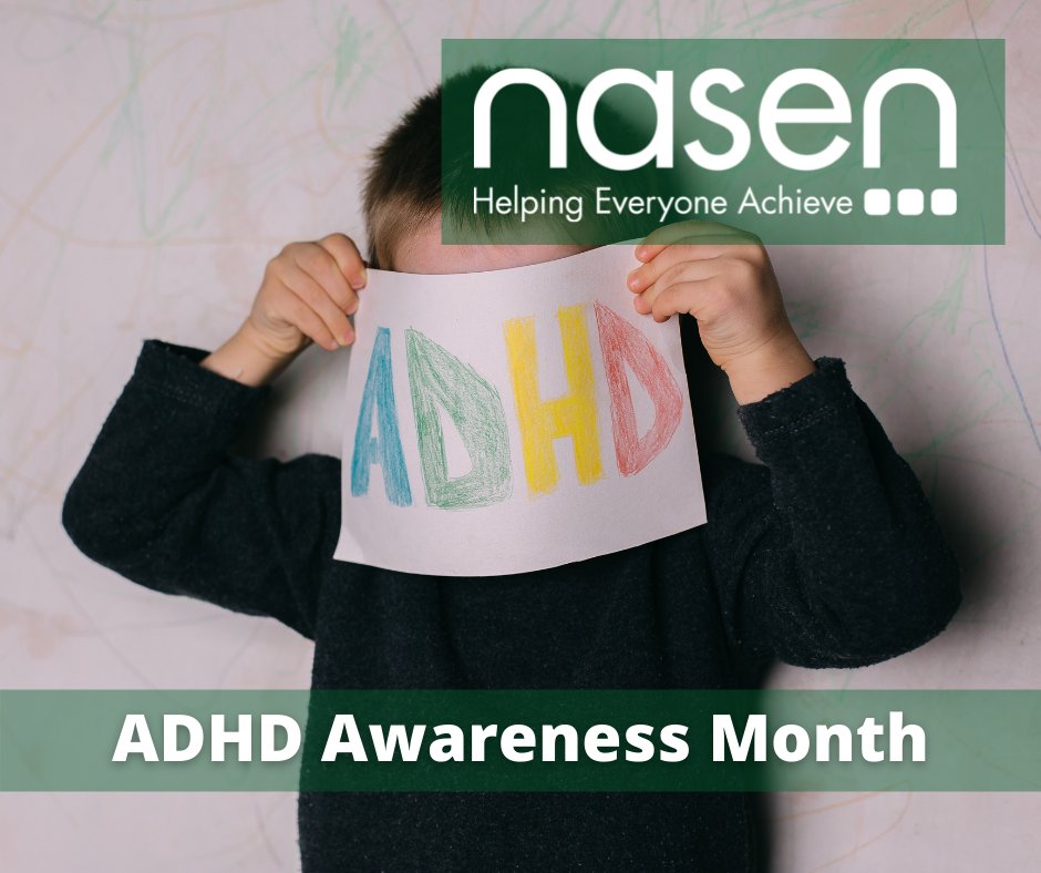 nasen on Twitter: "t's #ADHDAwarenessMonth. Attention-deficit/hyperactivity disorder (ADHD) is a ...