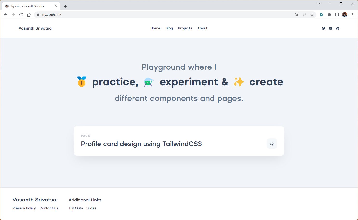 Vasanth Srivatsa (@vsnthdev) / Twitter