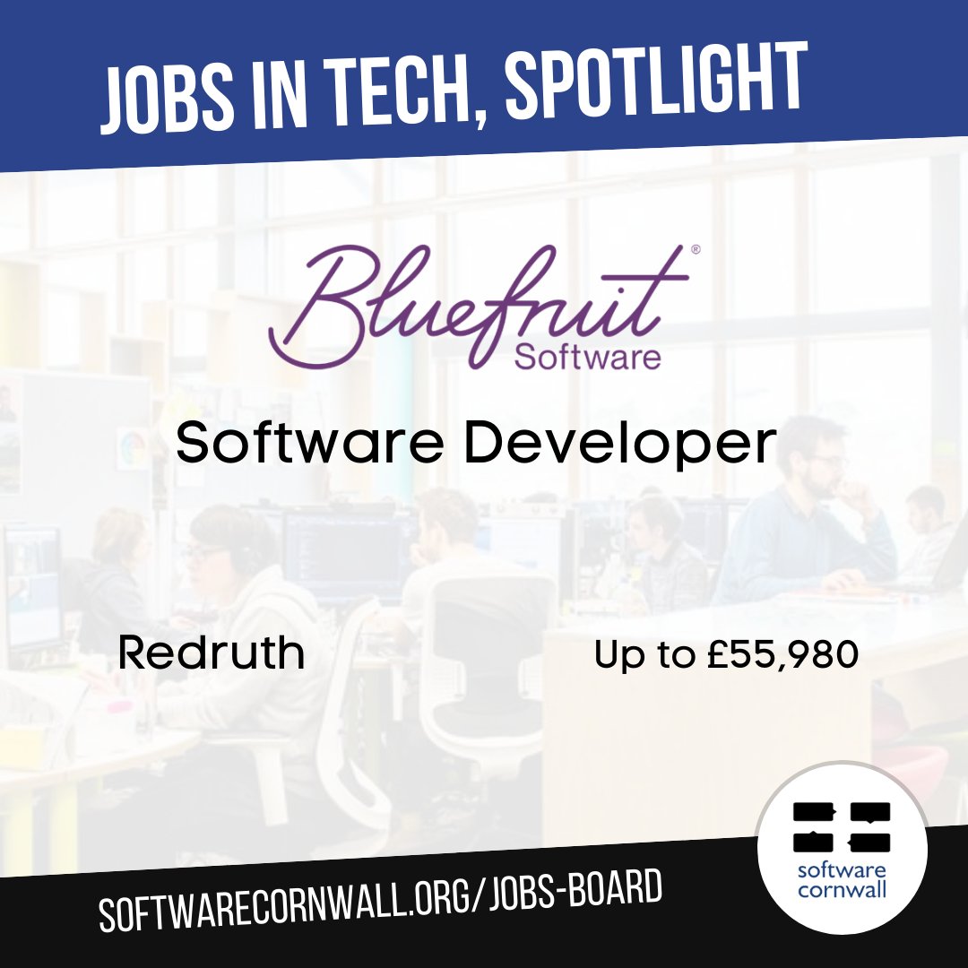 Software Cornwall on Twitter: "@BluefruitSW are looking for outstanding software engineers to ...