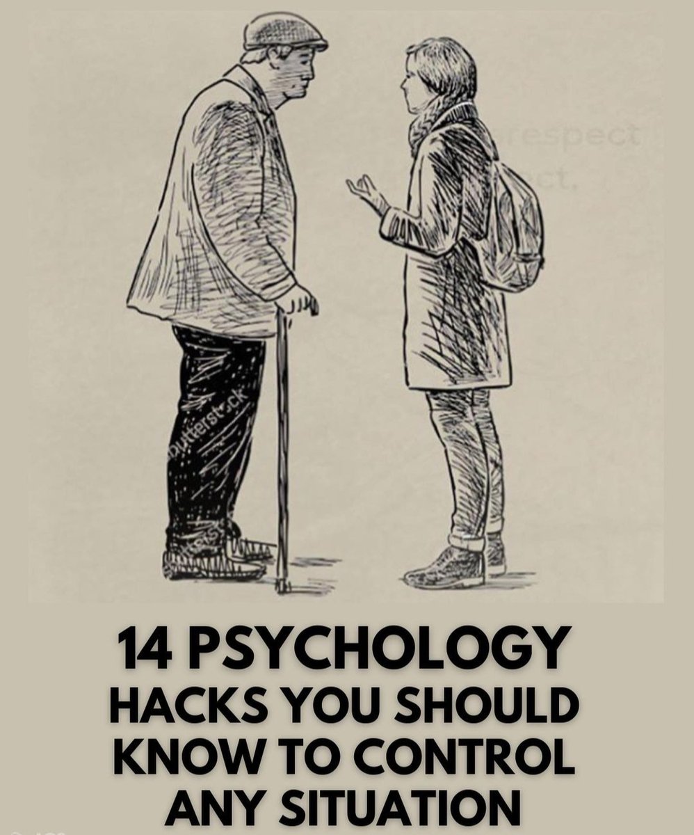 14 Psychology Hacks You Should Know To Control Any Situation //Thread ...