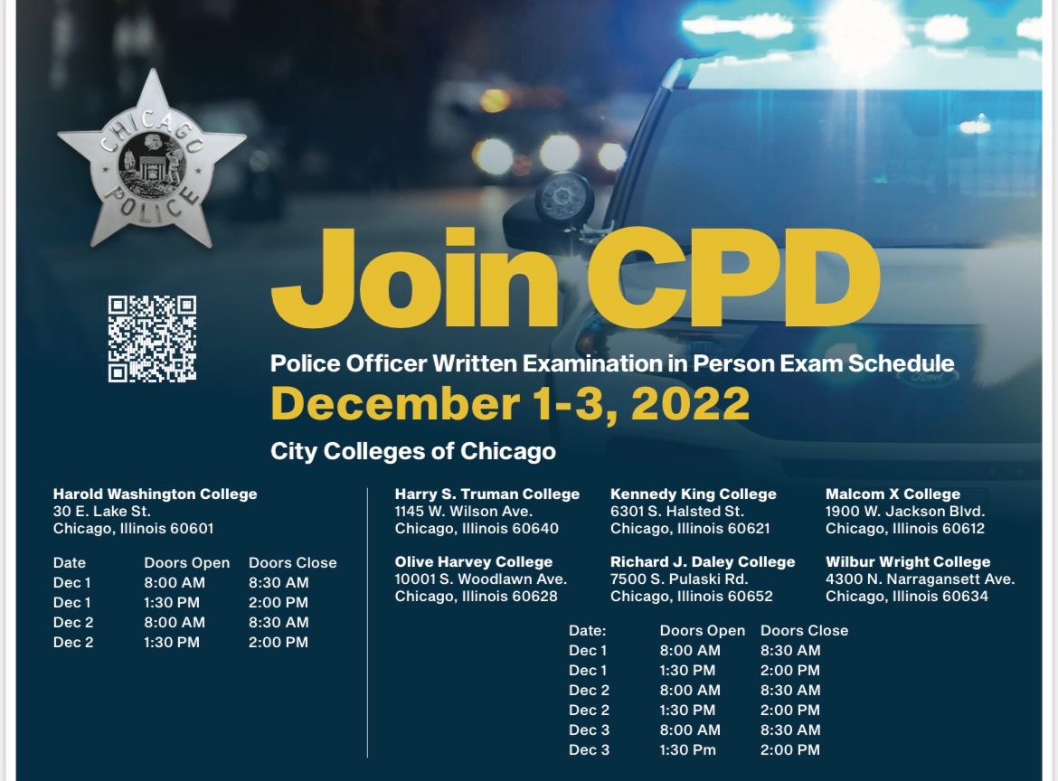 Join CPD on Twitter: "Our final written police examination of 2022 will be held on December 1-3 ...