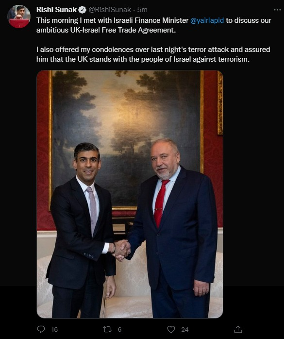 جاي معيان Guy Maayan on Twitter: "انتخاب الصهيوني #ريشي_سوناك 🇬🇧 ذو الأصول الهندية رئيسا للحكومة ...