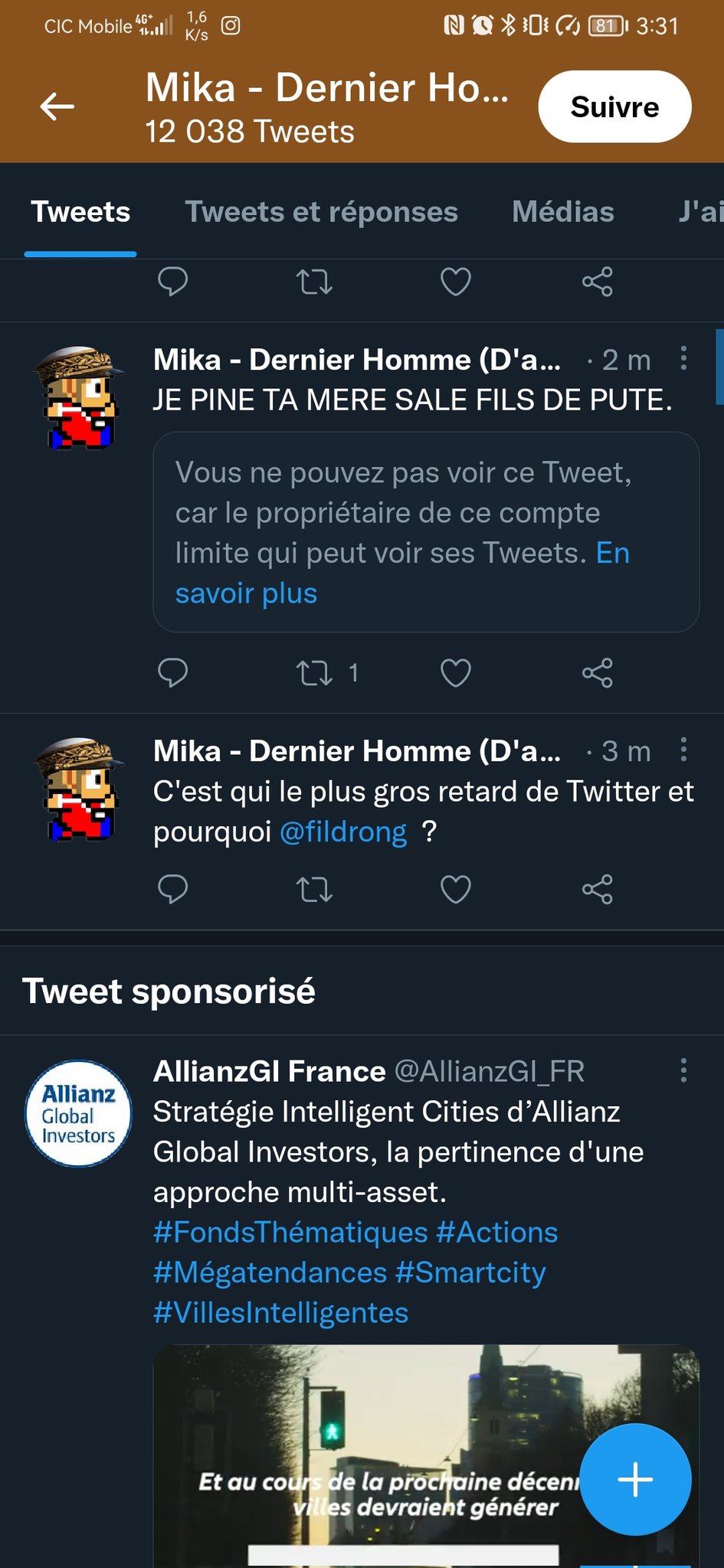 Lehn on Twitter: "@Fildrong Le frérot est perdu les bons arguments de "je baise ta mère" un vrai ...