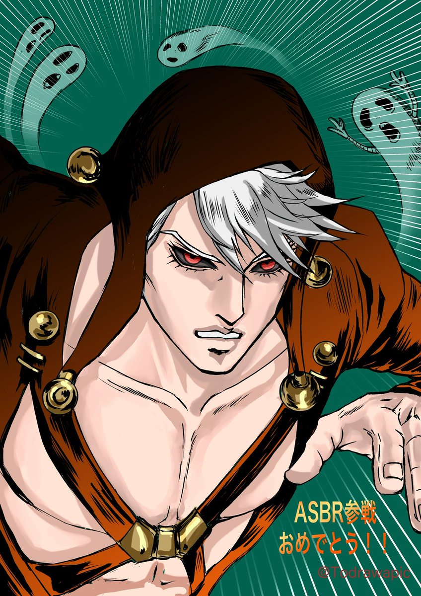 アユ on Twitter: "リゾットASBR参戦おめでとう🎉 Risotto Nero 模写風味メタリカ ️ #jjba"