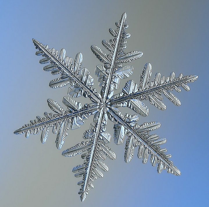 Why are snowflakes symmetrical? Think about it. A snowflake is formed ...