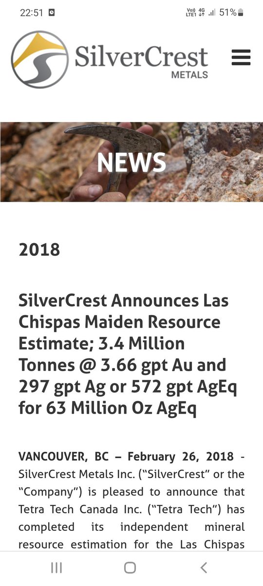 Outcrop Silver $OCG.v is deeply undervalued, presenting a 5x immediate ...