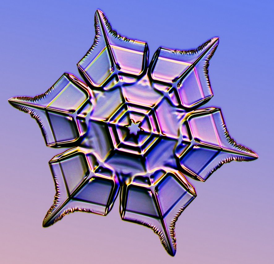 Why are snowflakes symmetrical? Think about it. A snowflake is formed ...