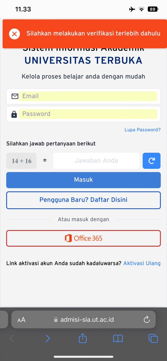 UT Menfess 👨🏻‍🎓👩🏻‍🎓 Base Universitas Terbuka on Twitter: "UT MENFESS - Link verifikasi belum ...