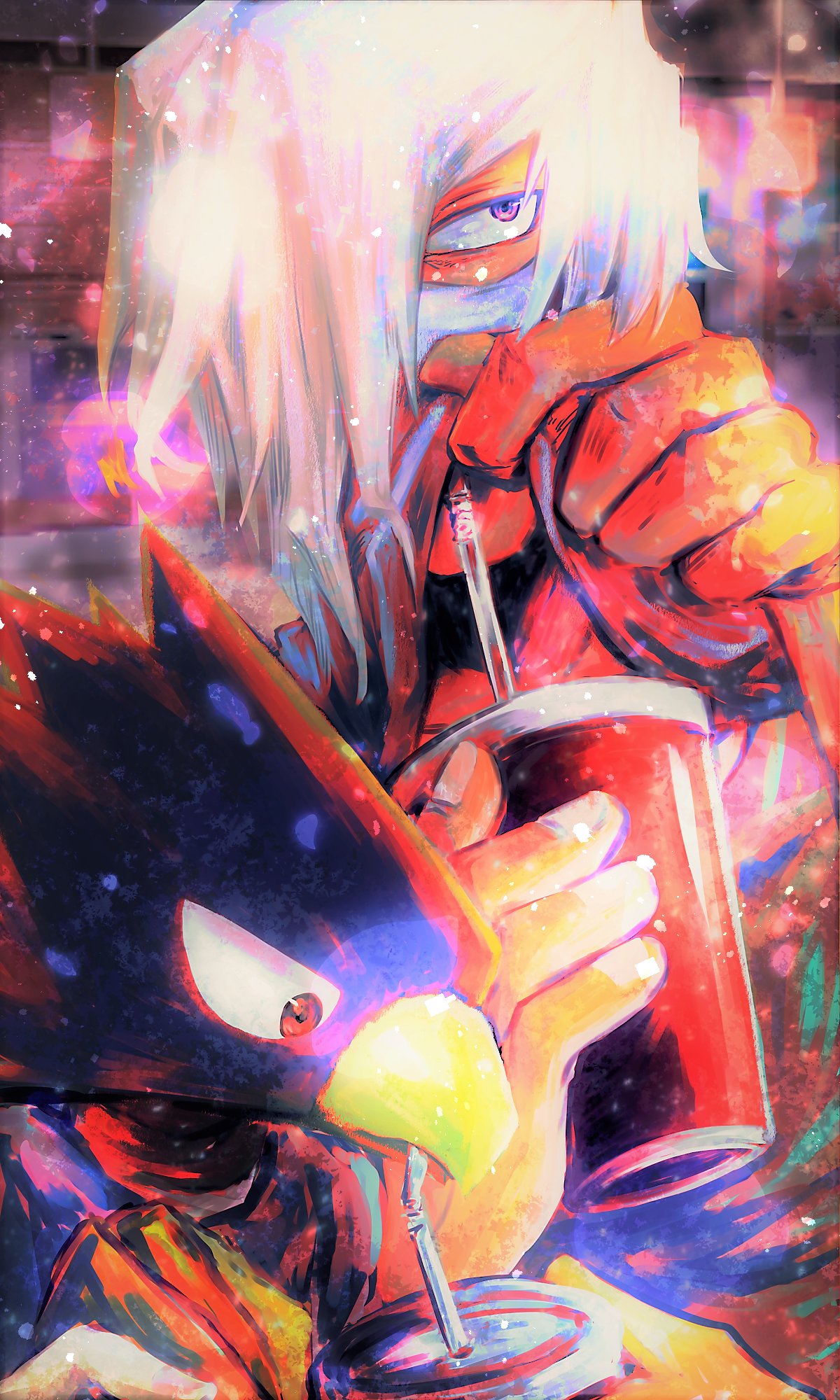 Ni On Twitter チラリズムプロのめぞと横からストロー咥えてるフミを描きたかった秋の新作🍎おでーと絵 T