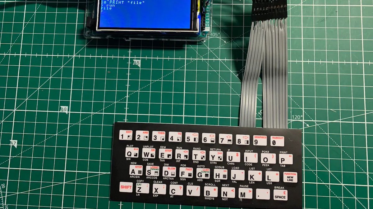 Arduino On Twitter Repurpose An Old Zx81 Keyboard Using An Arduino
