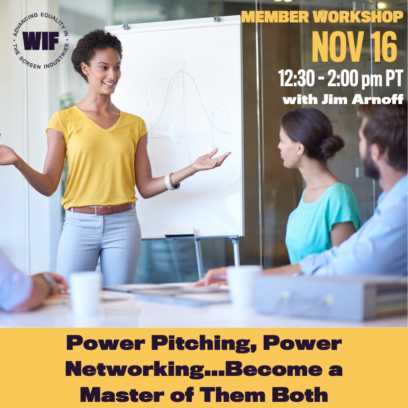 WIF on Twitter: "Join us for our next WIF Member Workshop: Power Pitching & Power Networking on ...