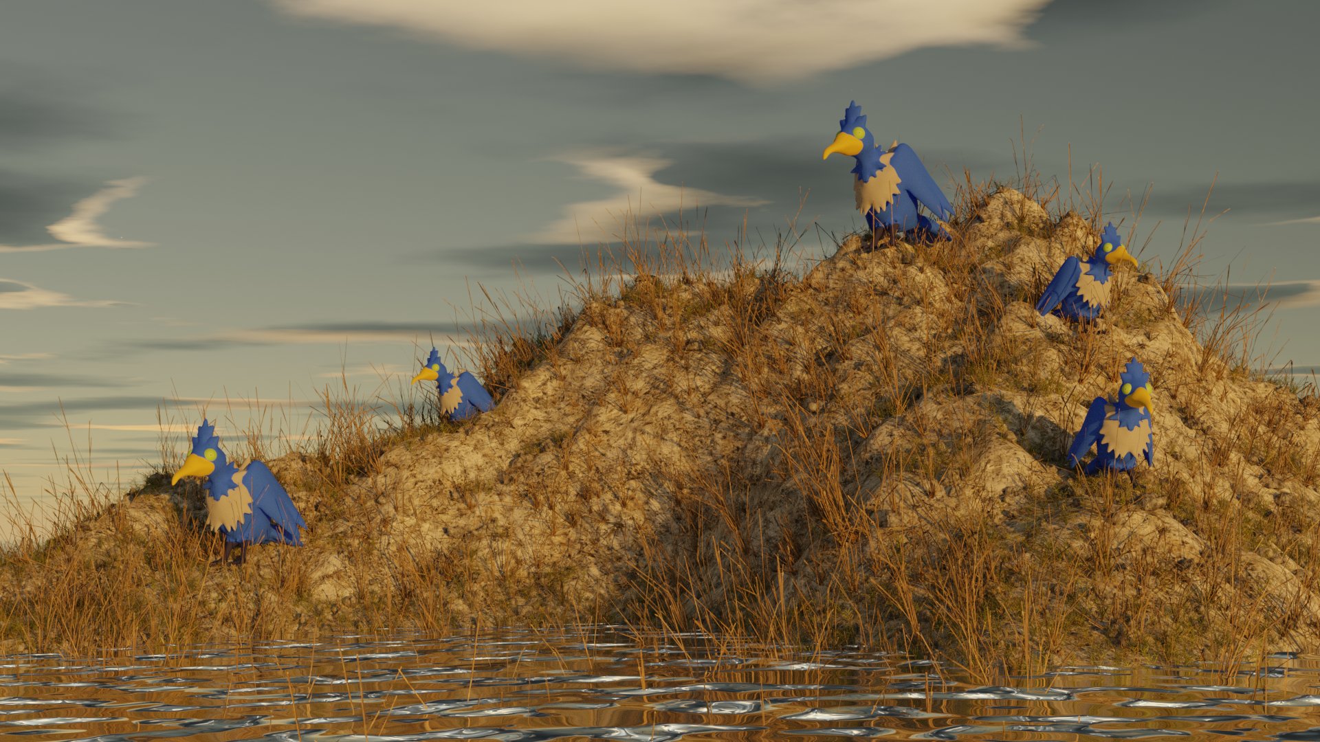 ブロッコリー on Twitter: "ウッウッウッウッウッ #3DCG #blender #b3d https://t.co/dpDLLcEmAk" / Twitter