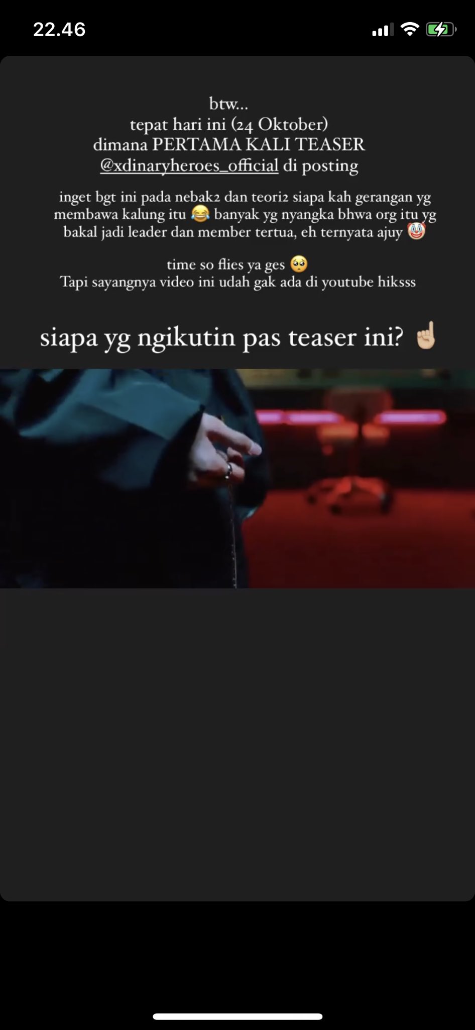 XHEROFESS on Twitter: "XH! aku tau xh pas mv hdd, kalian yg era teaser ini gimana??? cr IG ...