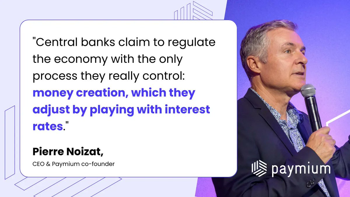 Paymium 🇬🇧 on Twitter: "Monday's Quote: Paymium CEO @PierreNoizat's message is clear: central ...