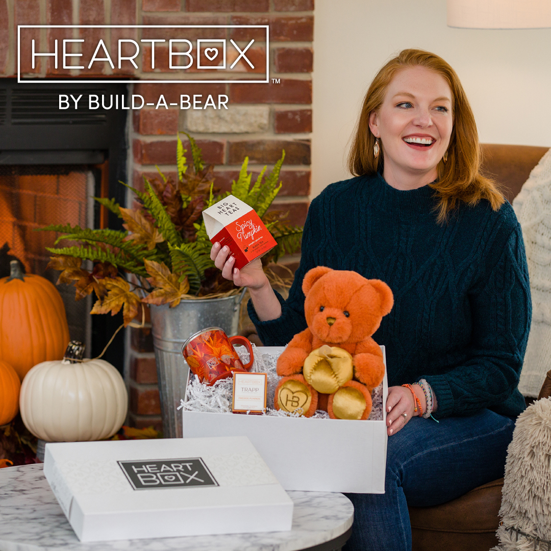 buildabear on Twitter: "Give them pumpkin to talk about with our NEW fall HeartBox! Full of cozy ...