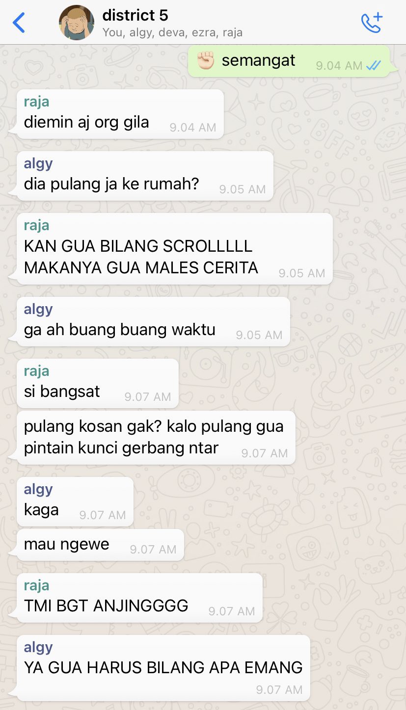 orish on Twitter: "008. bhaks kegep https://t.co/5erxyySqVs" / Twitter