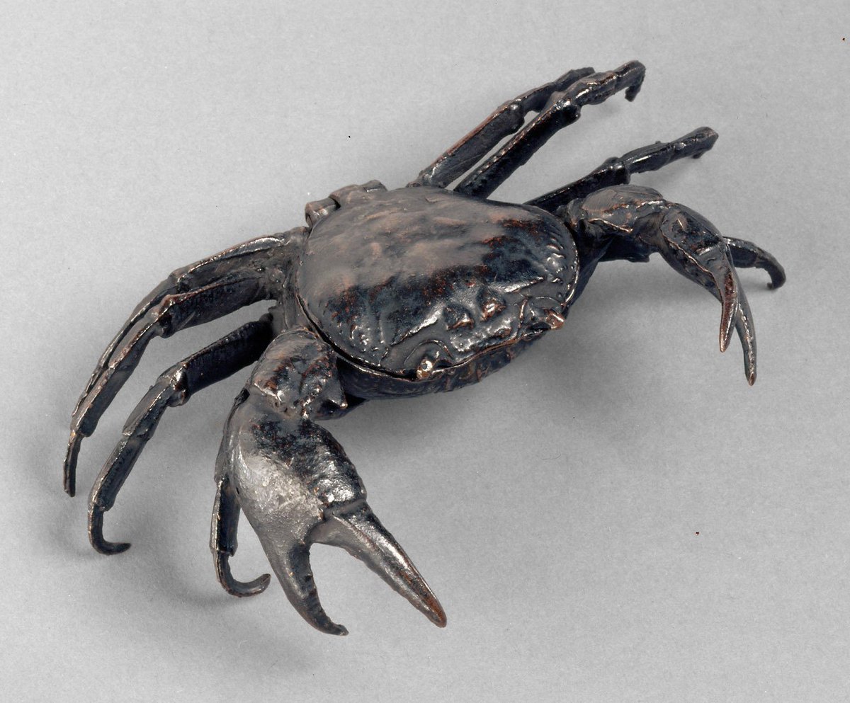 A small collection of bronze crabs cast in Padua in the early 16th ...
