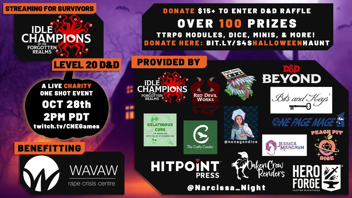 Hero Forge on Twitter: "RT @wavawrcc: Thanks to all our amazing prize donors for supporting ...