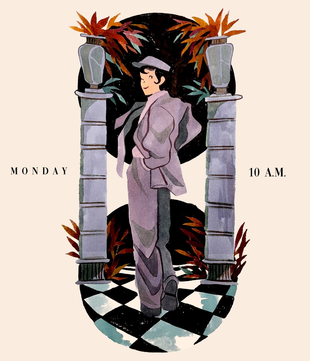 「Monday and Tuesday 」|Avril-Circusのイラスト