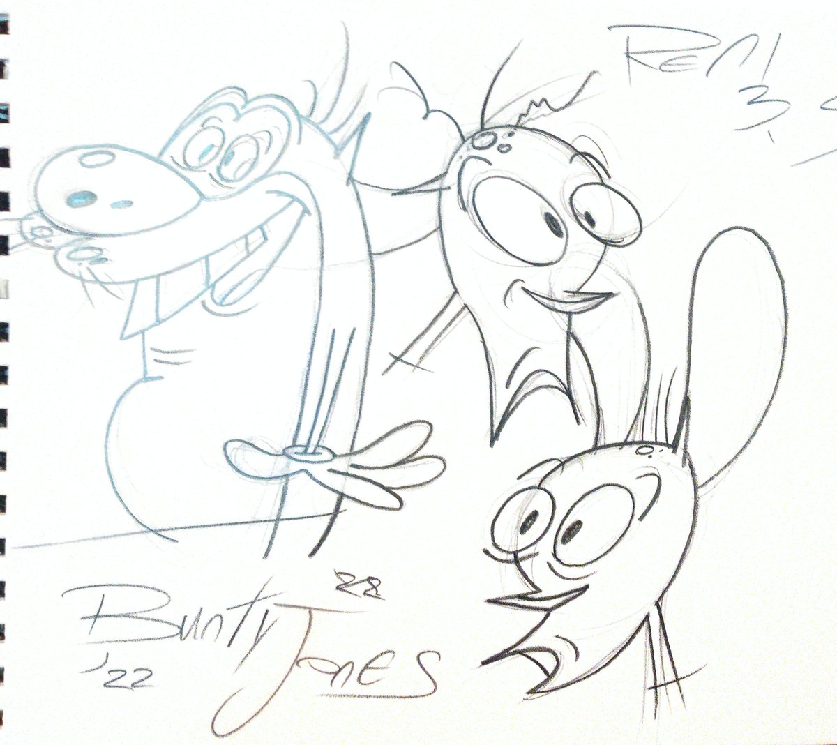 Free Printible Ren And Stimpy Coloring Pages