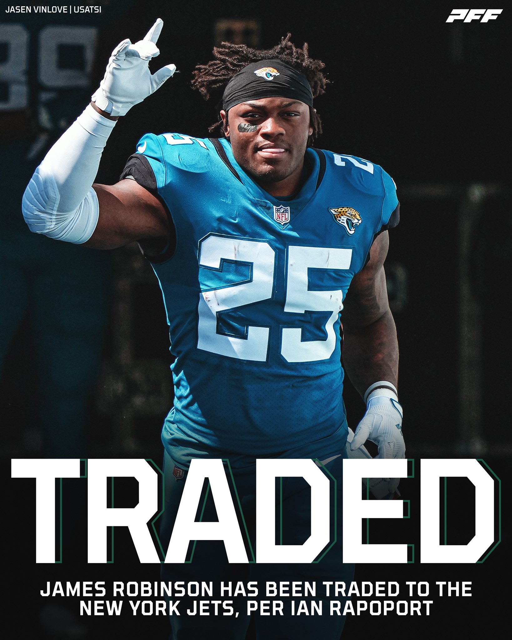 PFF on Twitter: "James Robinson has been traded to the Jets 🤯 https://t.co/l39bAIc86C" / Twitter