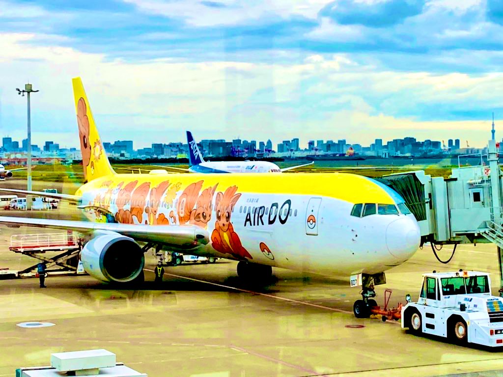 四葉まる on Twitter: "到着〜 ロコンジェット可愛かった！ ソラシドのアゴユズスープとAIRDO のホタテスープが同じ機内で飲めるなんて不思議な感じ… 私はアゴユズスープの方が好み ...