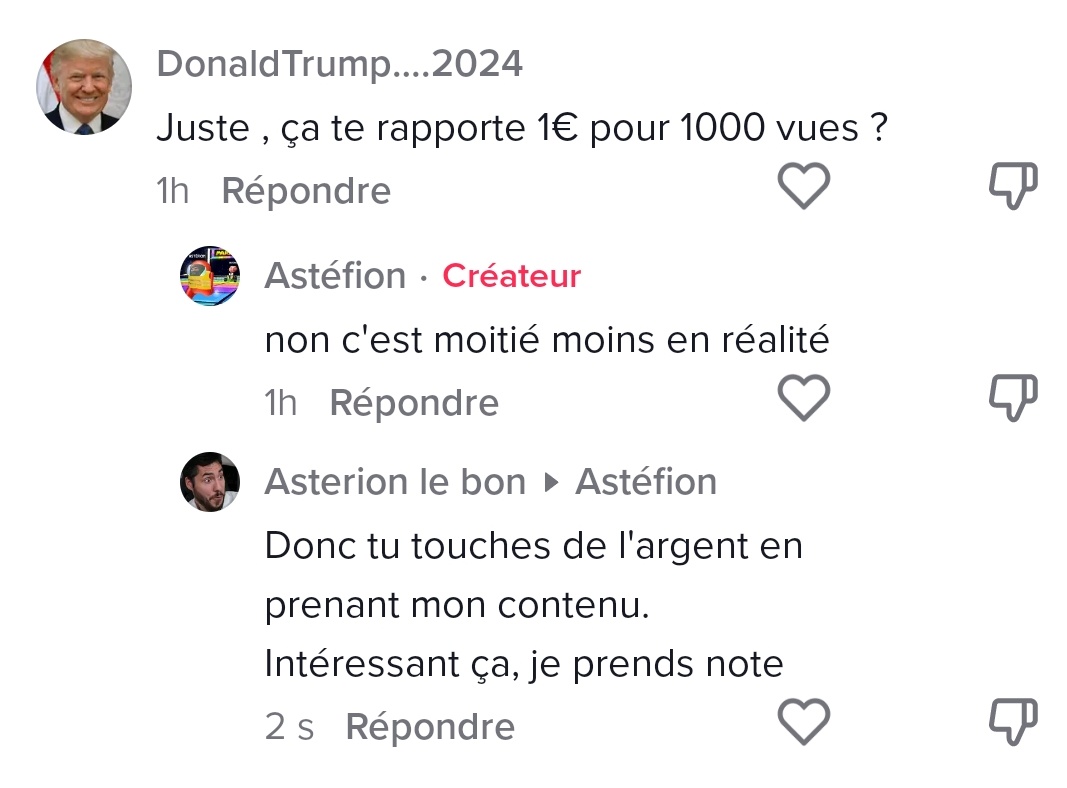 Asterion / ASMinotauR on Twitter: "Astefion le trolleur empoche un pognon de dingue sur tiktok ...
