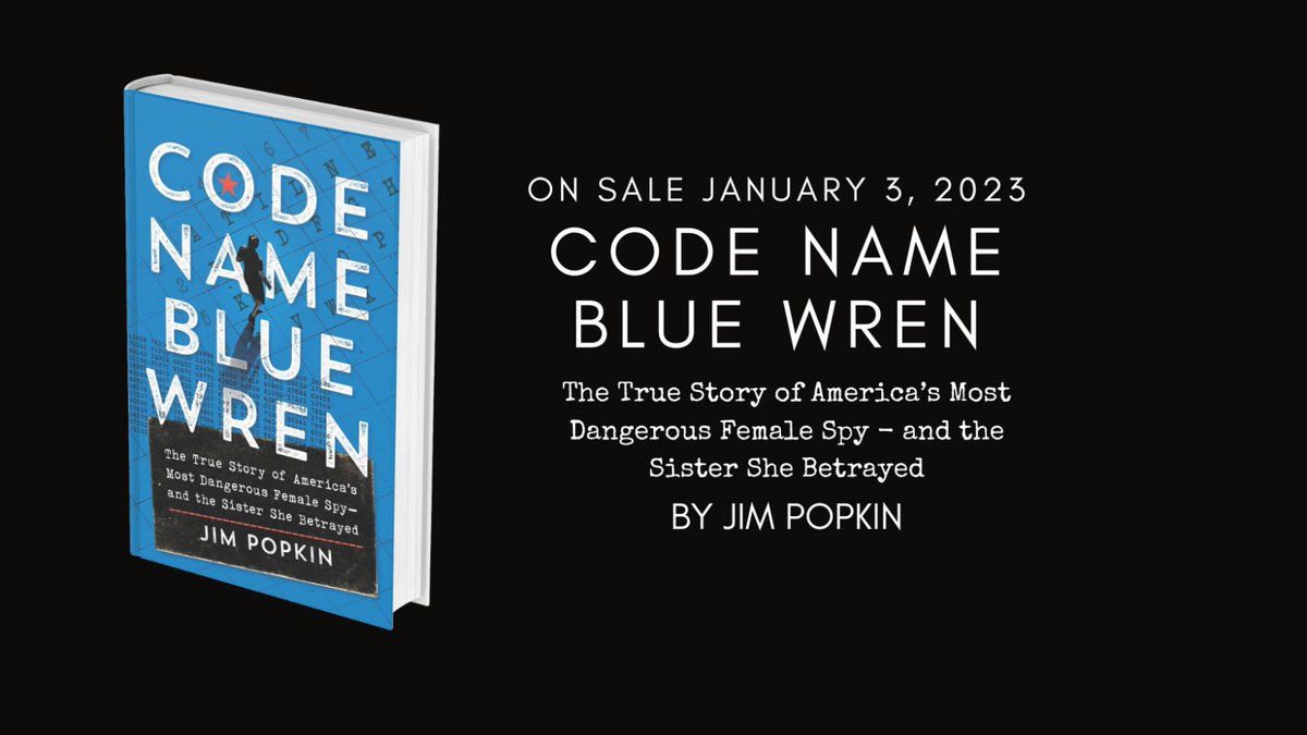 Johnny Mackay 🇺🇦 on Twitter: "RT @JimPopkin: My book, CODE NAME BLUE WREN, is out on Jan. 3 ...