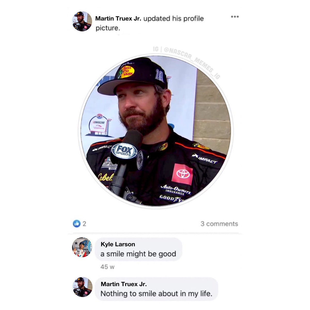 Nascar Memes On Twitter Real