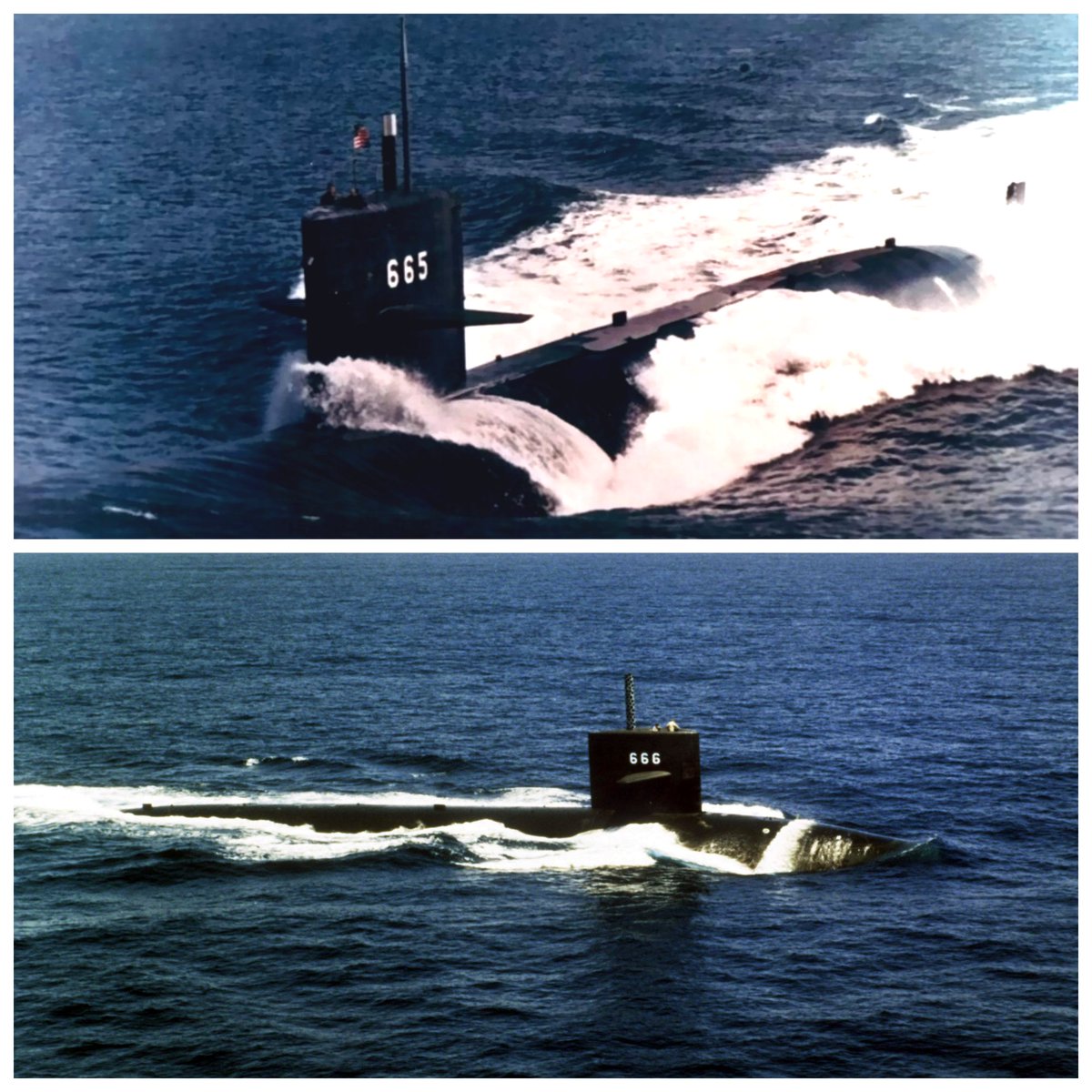 🇺🇸𝗢𝗹𝗱 𝗦𝘂𝗯𝗺𝗮𝗿𝗶𝗻𝗲𝗿⚓️ on Twitter: "Sturgeon-class sisters USS Guitarro (SSN-665) and USS Hawkbill ...
