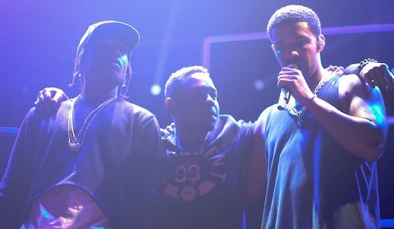 Kendrick Lamar And Asap Rocky And Drake